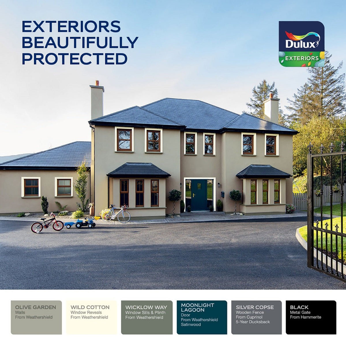 Olive Garden Dulux Weathershield Masonry Paint | 250ml, 5L, 10L – Paint ...