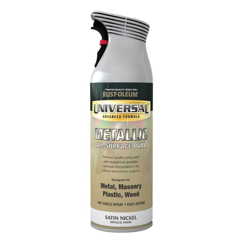 Rust-Oleum Universal All Surface Spray Paint - Satin Nickel – Paint Online
