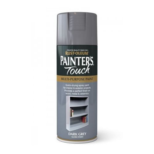 Rust-Oleum Dark Grey Gloss Spray Paint – Paint Online