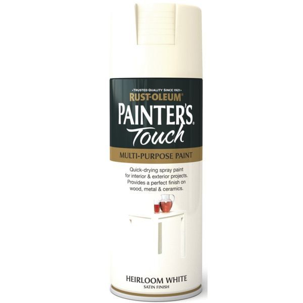 Rust-Oleum Heirloom White Satin Spray Paint – Paint Online