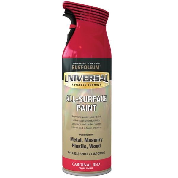Rust-Oleum Universal All Surface Spray Paint - Cardinal Red – Paint Online