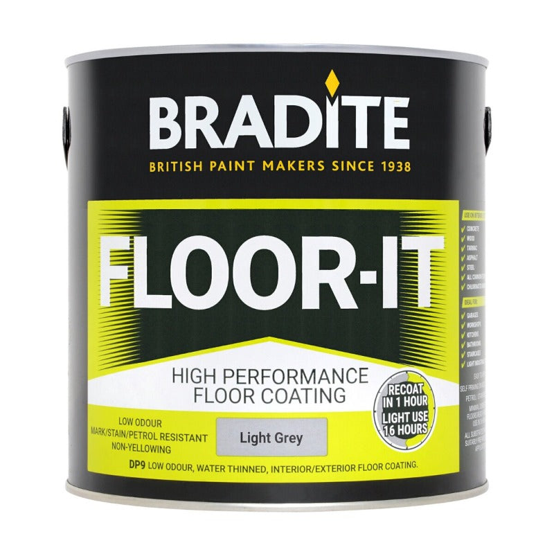 Bradite Floor It DP9 - Light Grey Floor Paint – Paint Online